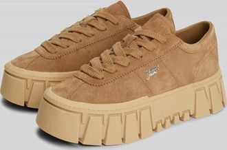 Tommy Jeans Sneaker aus Veloursleder mit Plateausohle