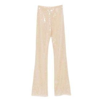 Os&eacute;ree Wide Hosen - - Trousers - Damen - Beige - L