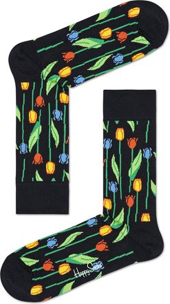 Happy Socks Gemischt farbenfrohe Geschenkbox an Baumwollsocken für Männer und Frauen, Tulip Sock 41-46