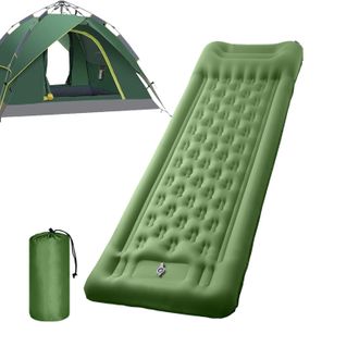 Generico Camping-Schlafmatte, dicke Matratze, elf Zentimeter, Campingmatte mit integrierter Fu&szlig;pumpe, f&uuml;r Wandern, Reisen, Outdoor, Zelt, Auto