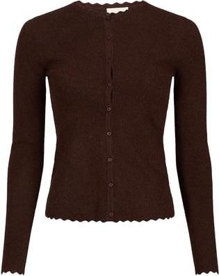 Petite Mendigote Cardigan Maud droit col rond boutonn&eacute;