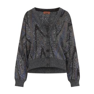 Missoni Cardigan - Femme - Pulls - Noir - Taille: 36 FR
