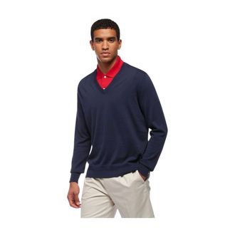 Brooks Brothers Herren, Strickwaren, Blau, SGr&ouml;&szlig;e