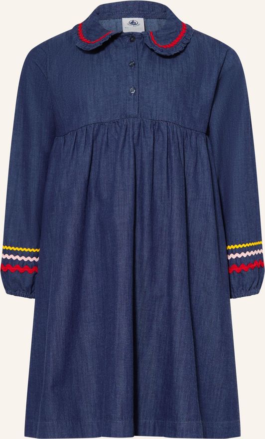 Petit Bateau Jeanskleid blau