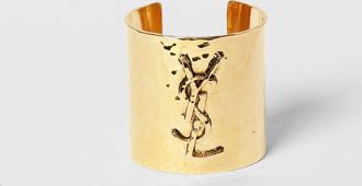 Saint Laurent Bracelet Cassandre en laiton