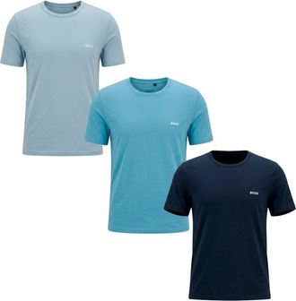 HUGO BOSS Homme, Tops, Bleu, Taille: 2XL TShirtRN 3P Classic