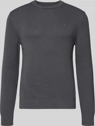 Tommy Jeans Regular Fit Strickpullover aus reiner Baumwolle