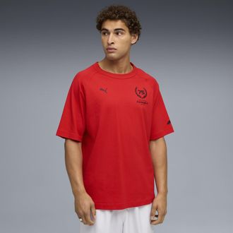 Puma T-shirt d&eacute;contract&eacute; F1 75 yrs Homme, V&ecirc;tements, Rouge, XXL