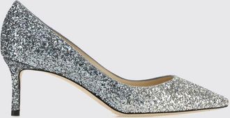 Jimmy Choo London Escarpins Romy en tissu paillet&eacute; brod&eacute; avec talon moyen