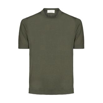 FILIPPO DE LAURENTIIS T-Shirt mit Rundhalsausschnitt und kurzen &Auml;rmeln - - Tops - Herren - Gr&uuml;n - 3XL