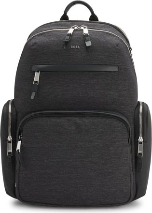 BOSS Rucksack Freizeitrucksack mit Laptopfach Highway ML Backpack Dark Grey dunkelgrau