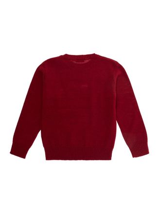 N&deg;21 Boys Crewneck Sweater Red Wool Tops Top