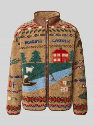 Polo Ralph Lauren Regular Fit Sweatjacke mit Motiv-Print