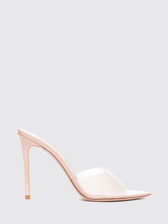 Gianvito Rossi Mules Elle en PVC et cuir verni &agrave; talon aiguille