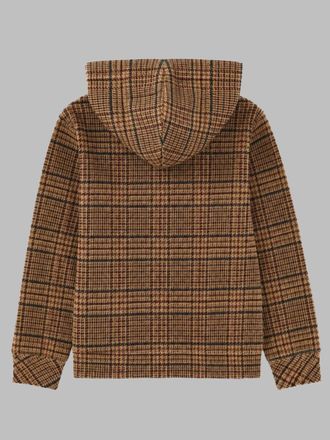 Polo Ralph Lauren Houndstooth Knit Logo Sweatshirt - Brown
