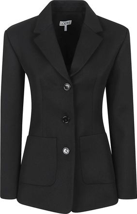 Loewe Femme, Vestes, Noir, Taille: 34 FR Veste en laine