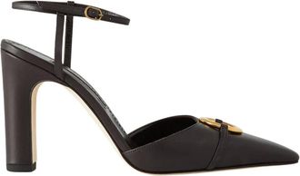 Manolo Blahnik Femme, Chaussures, Brun, Taille: 39 1/2 EU Escarpins Querelle