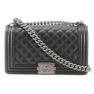 Chanel Pre-owned Boy Schultertasche - - Pre-owned - Damen - Schwarzk - ONE SIZE