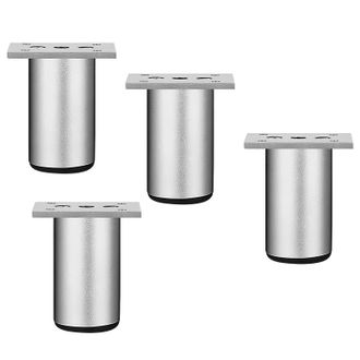 Generic 5-40CM Lange M&ouml;belf&uuml;&szlig;e Aus Aluminiumlegierung/Verstellbare Schrankf&uuml;&szlig;e Aus Metall, Inklusive Schrauben, F&uuml;r Sofas, Betten, K&uuml;che, Tische Und St&uuml;hle(Si