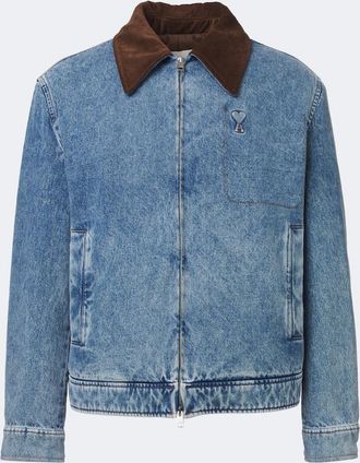 Ami Veste Ami de Coeur en denim
