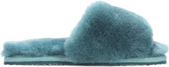 Infinity Leather Chaussons en Peau de Mouton Pour Femme - Chaussons Nordiques Chauds DHiver Doublés de Fourrure, Chaussures DIntérieur en Peau de Mouton Véritable, Mul