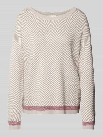 Tom Tailor Oversized Strickpullover mit U-Boot-Ausschnitt