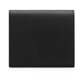 Ami Homme, Accessoires, Noir, Taille: ONE Size Portefeuille Bifold