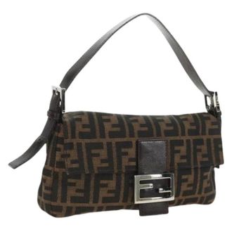 Fendi Pre-owned Zucca Canvas Shoulder Bag - - Pre-owned - Damen - Braun - ONE SIZE