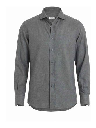 Brunello Cucinelli Chemise - Gris Fonc&eacute;