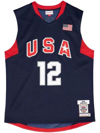 Mitchell & Ness maillot de basket NBA UAS 2008 Chris Bosh - Bleu