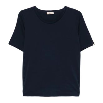 Herno T-Shirt mit Rundhalsausschnitt - - Tops - Damen - Blau - XL