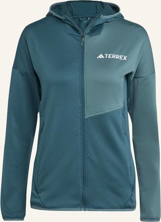 ADIDAS TERREX Adidas Terrex Fleecejacke Terrex Xperior Climawarm Lifgt Fleece Hooded gruen