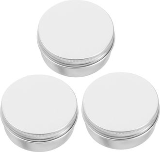 BESPORTBLE 3 St&uuml;ck Pack Aluminium Seifendosen mit Deckel Kompakt Wasserabweisend und Reisefreundlich Runde Metall Aufbewahrungsbox f&uuml;r Seife Cremes und Kleine Ut