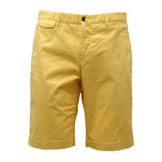 PT01 Bermuda-Shorts aus gelbem Stretchstoff - - Shorts - Herren - Gelb - S