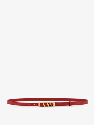 Valentino Garavani VLogo Signature leather belt - VALENTINO GARAVANI - gender_Woman