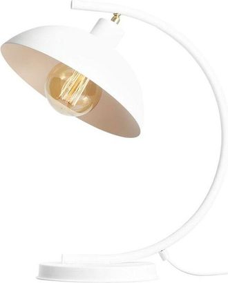 Licht-Erlebnisse Licht-erlebnisse - Lampe de chevet m&eacute;tal 40 cm haut blanc E27