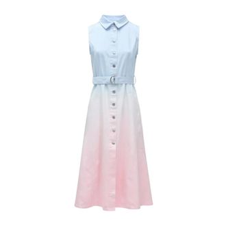 Salsa Femme, Robes, Multicolore, Taille: 38 FR Robe Chemise en Jean