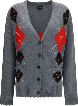Pinko Bristol Cardigan - - Knitwear - Damen - Grau - 2XS
