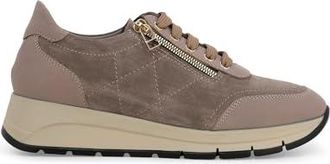 Melluso Baskets Confortables en Cuir Beige pour Femmes R25093 43