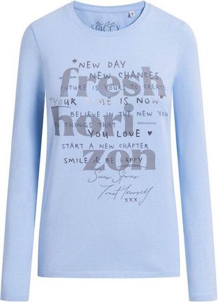 soccx Rundhalsshirt mit Baumwolle