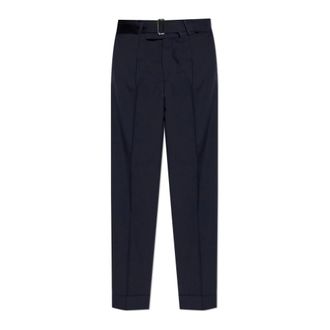 Officine G&eacute;n&eacute;rale Homme, Pantalons, Bleu, Taille: L Pantalon en Laine Froiss&eacute;
