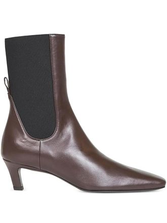 Toteme Klassische Chelsea-Boots 50mm - Braun