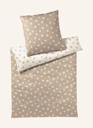 Elegante Elegante Bettw&auml;sche Paws braun