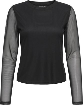 Only Onlnova L/S Mesh Top