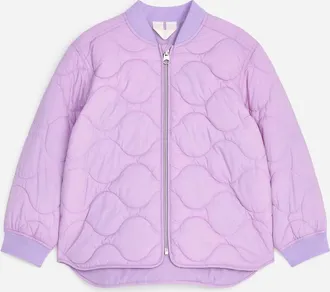 Arket Leichte Steppjacke -Lila