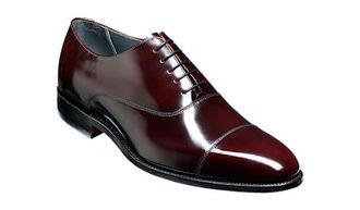 Barker Winsford Chaussures Oxford de luxe pour homme - En cuir noir - Fabriqu&eacute;es &agrave; la main - Chaussures formelles, bordeaux, 39 1/3 EU