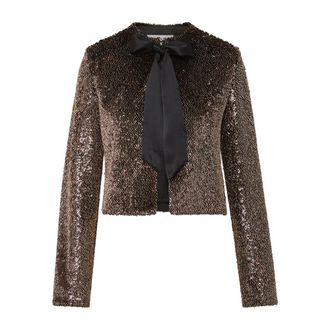 Veronica Beard Bancroff Paillettenjacke - - Jackets - Damen - Gelb - S