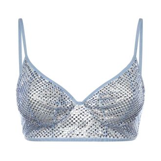 Genny Femme, Tops, Bleu, Taille: 38 FR Top Corpetti Body
