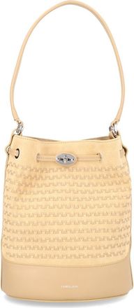 Zanellato Womens Bag Mond&agrave; Small Beige Leather Shoulder