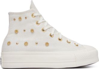 Converse Sneakers aus Stoff Converse Chuck Taylor All Star Heathered Glam A16892C Creme